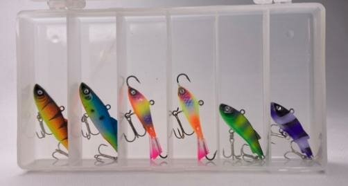 Набор раттлин и балансиров для зимней рыбалки (4 раттлина + 2 балансира)