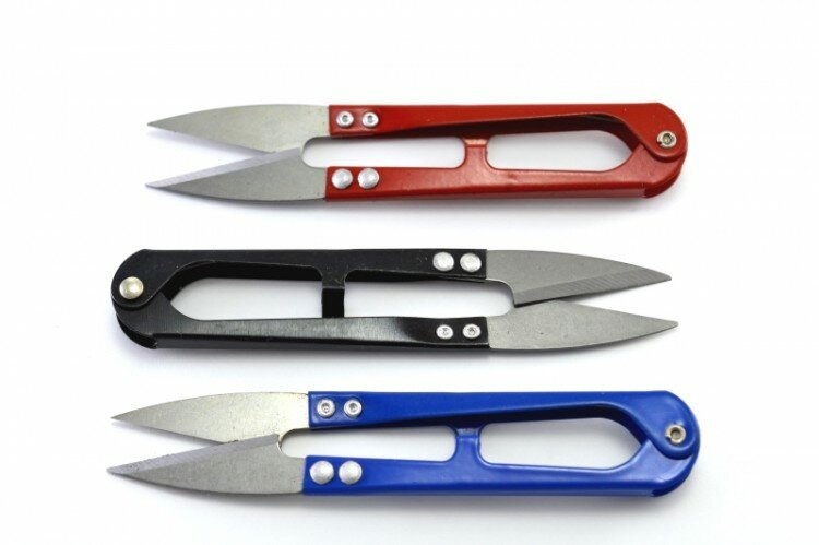 Ножницы 110х20х10мм, ассорти цветов, 32-134, 1шт