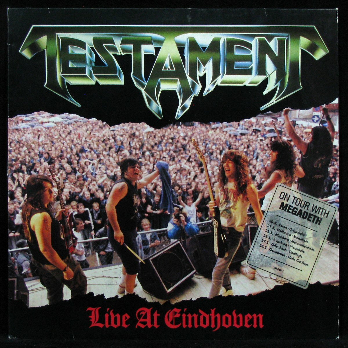 Виниловая пластинка Megaforce Testament – Live At Eindhoven