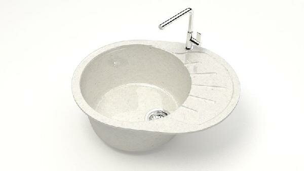 Мойка глян. Тейлор Z10Q7(хлопок) 575x440x215, без сифона Granit MARR BERGG