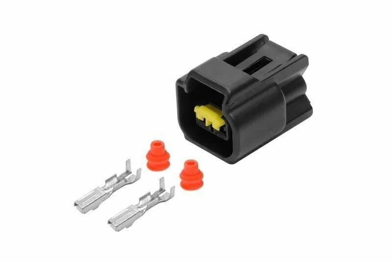 Разъем 2-х контактный Cargen AX6962S топливной форсунки для Hyundai, Kia, Ford / DJ7022Y-2.3-21