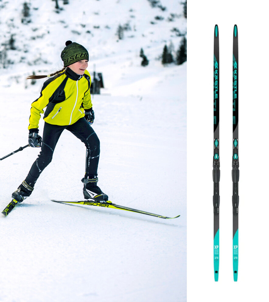 Детские беговые лыжи KASTLE XP20 JR Classic Skin 170