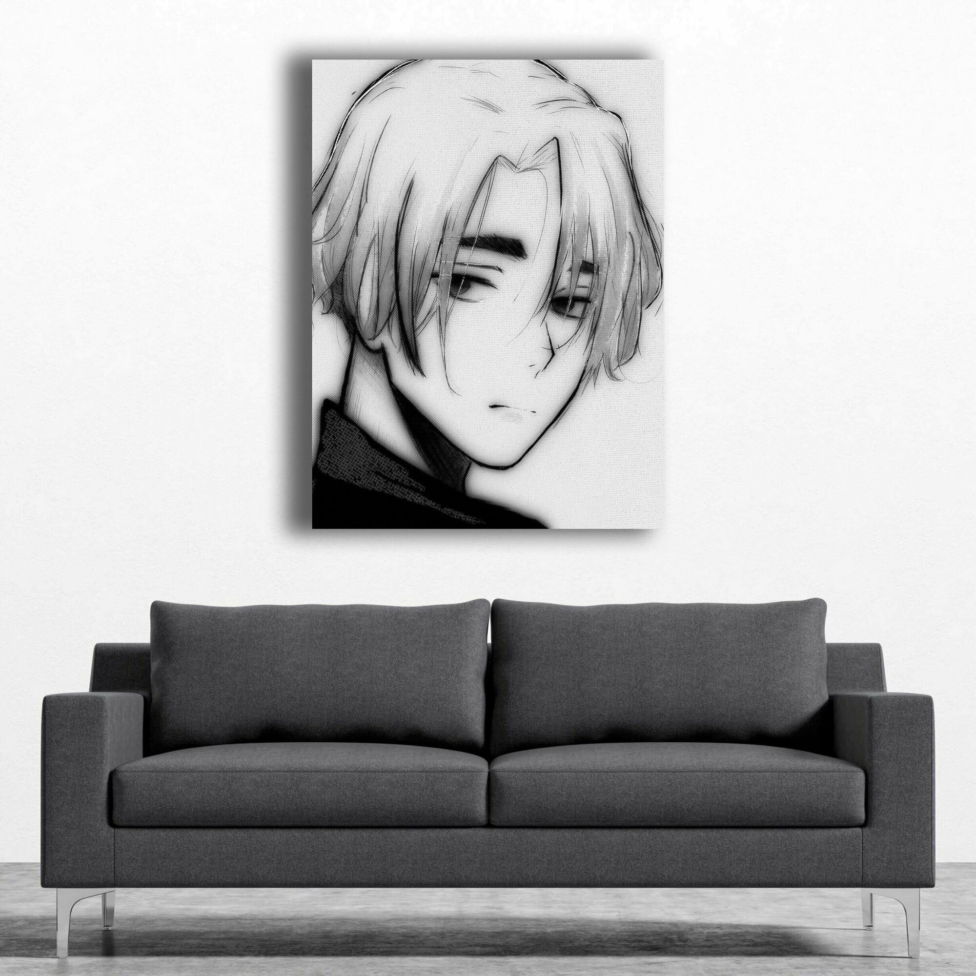 Интерьерная картина на холсте / dead inside / zxc 50*70