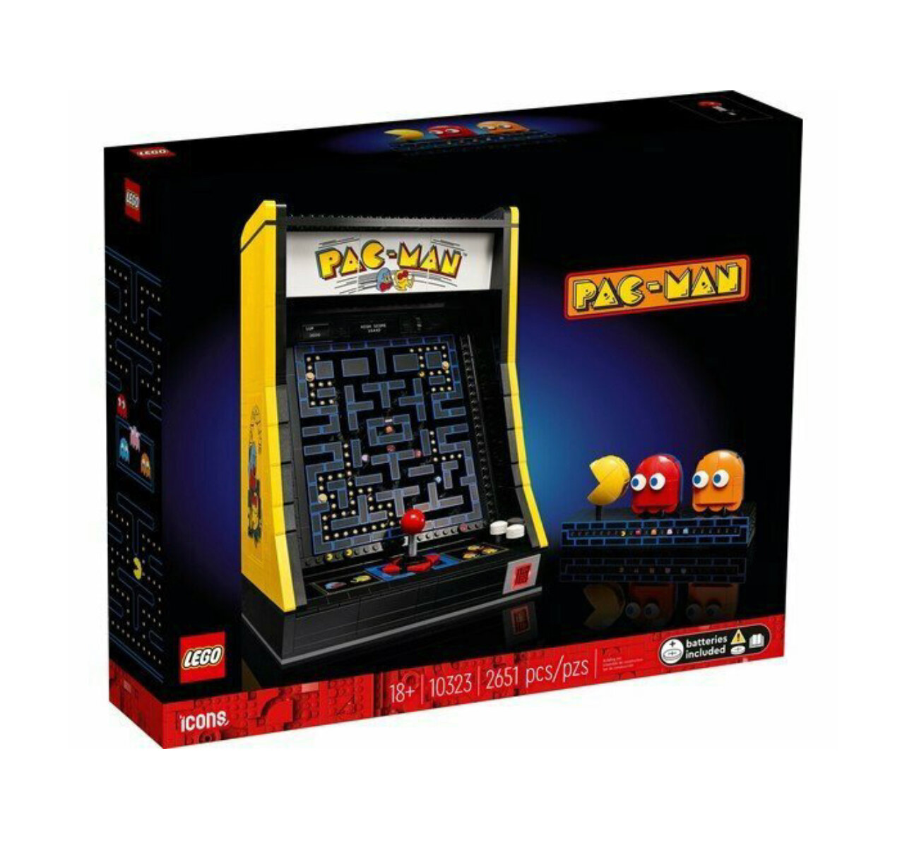 Конструктор Lego 10323 классическая ностальгическая аркадная игра Pac-Man