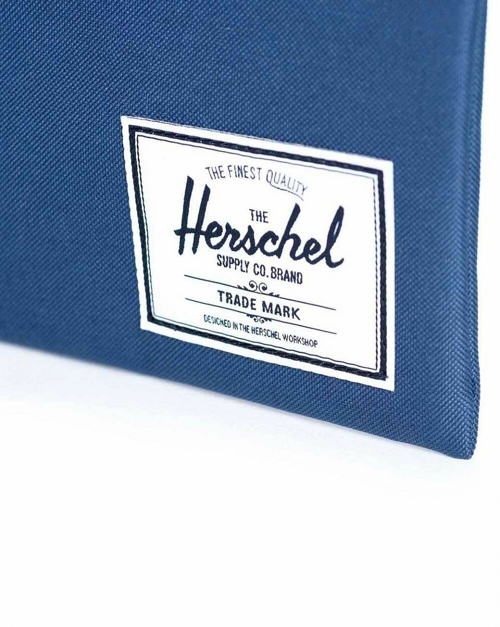 Сумка клатч Herschel, фактура тиснение, navy — фото 1