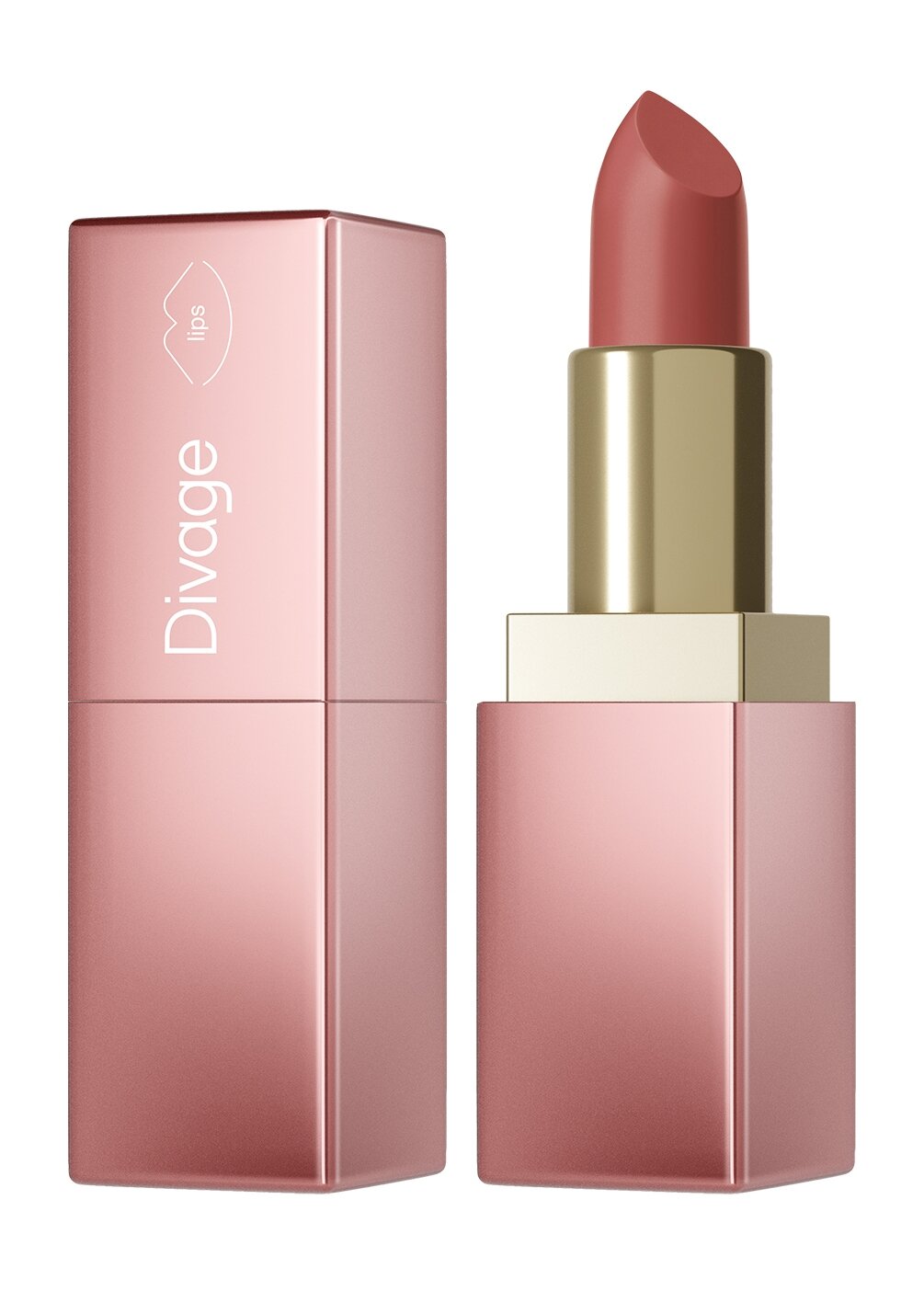 DIVAGE Помада для губ Matte Sensuality Lipstick, 4 г, 10