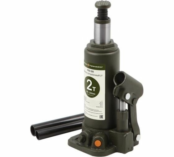 Гидравлический бутылочный домкрат Дело Техники 2 т, 181-345 мм, в кейсе 903121