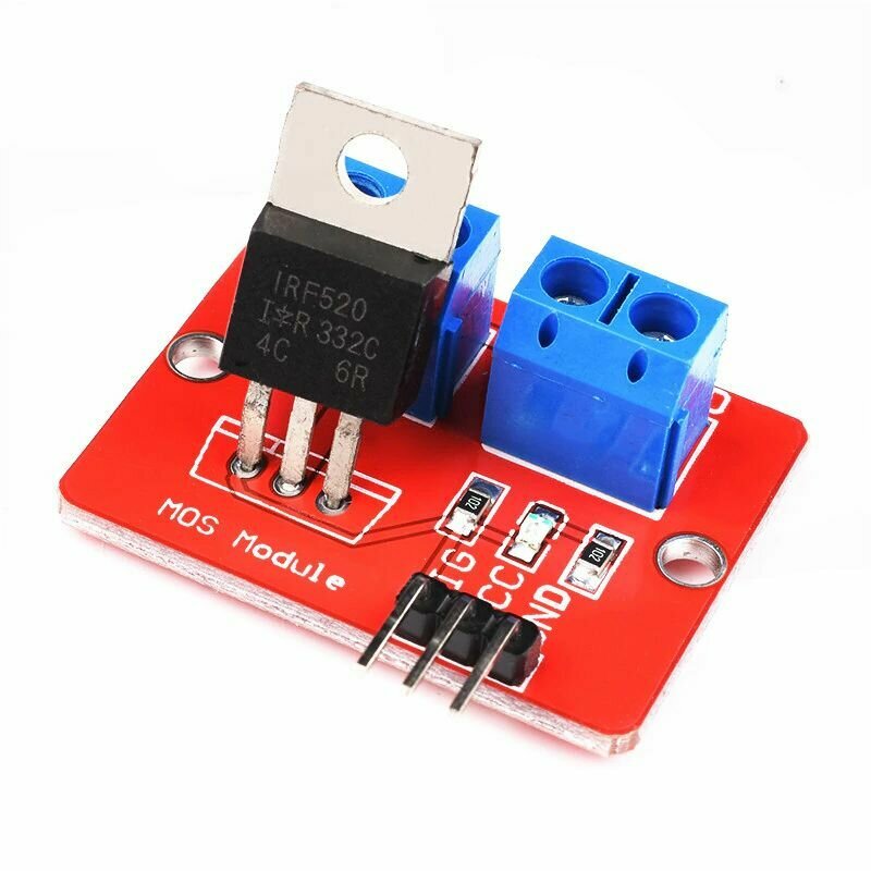 Модуль MOSFET (силовой ключ) IRF520, 0-24V 5A