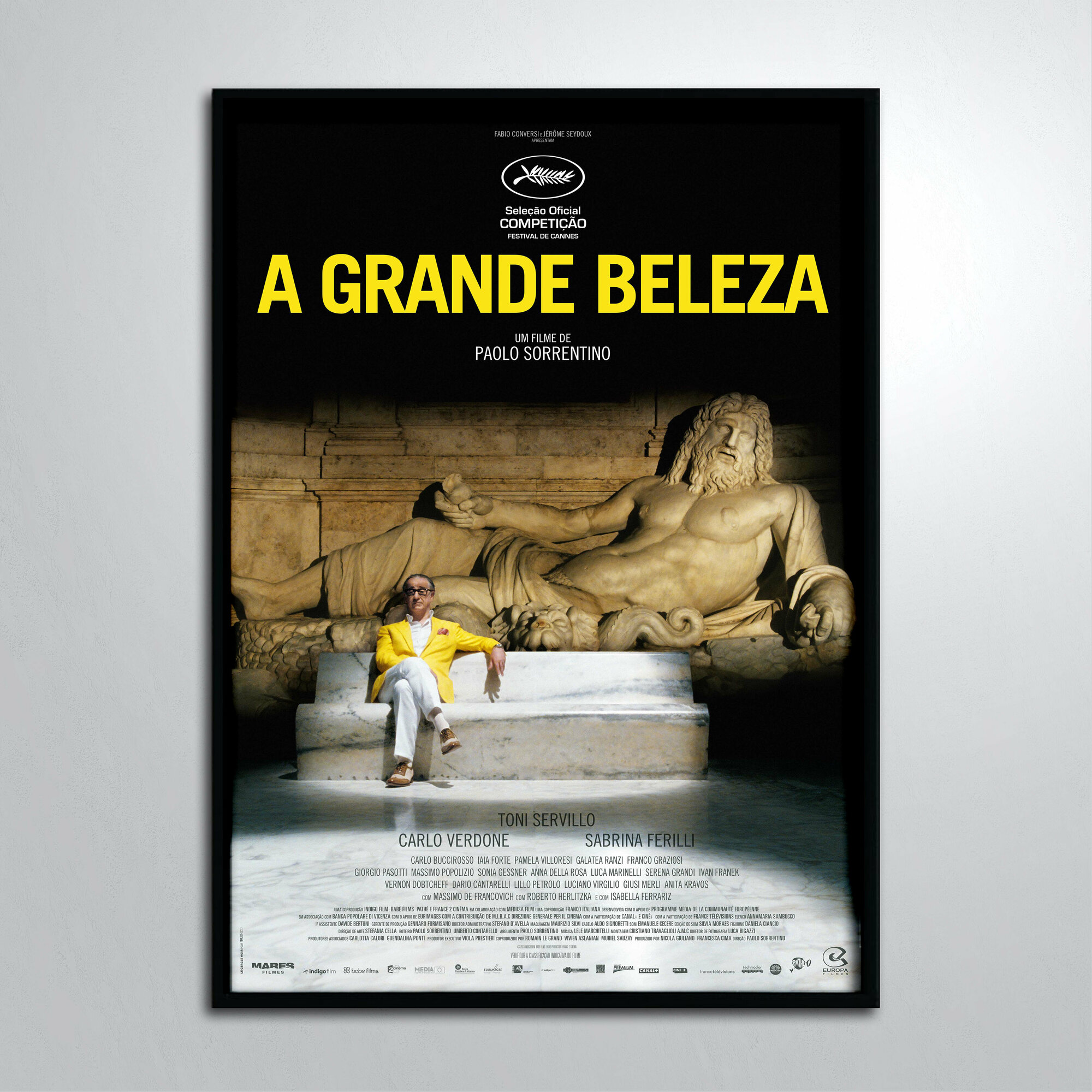 Постер без рамы/Великая красота Паоло Соррентино La grande bellezza