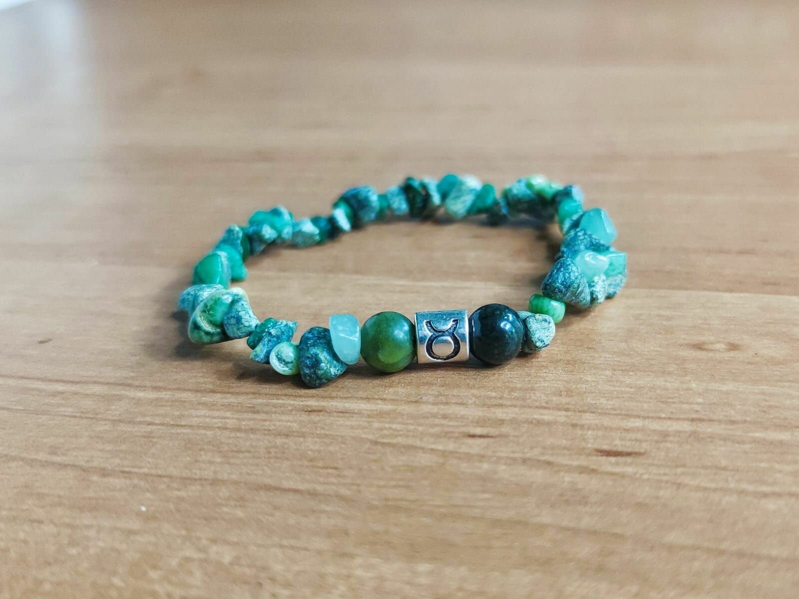 Браслет, змеевик, агат