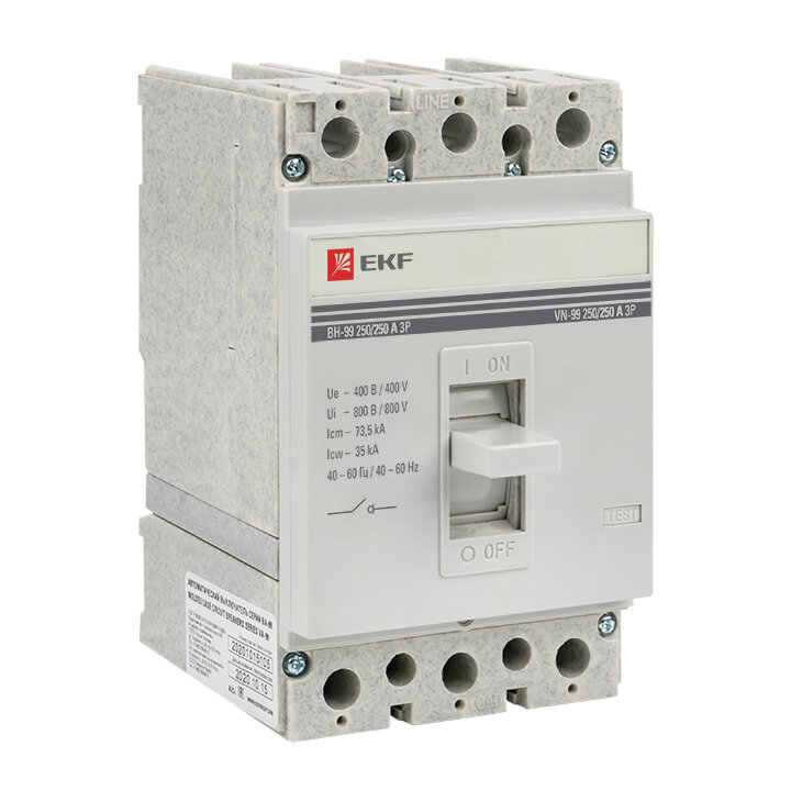 Выключатель нагрузки ВН-99 250/250А 3P , EKF SL99-250-250 (1 шт.)