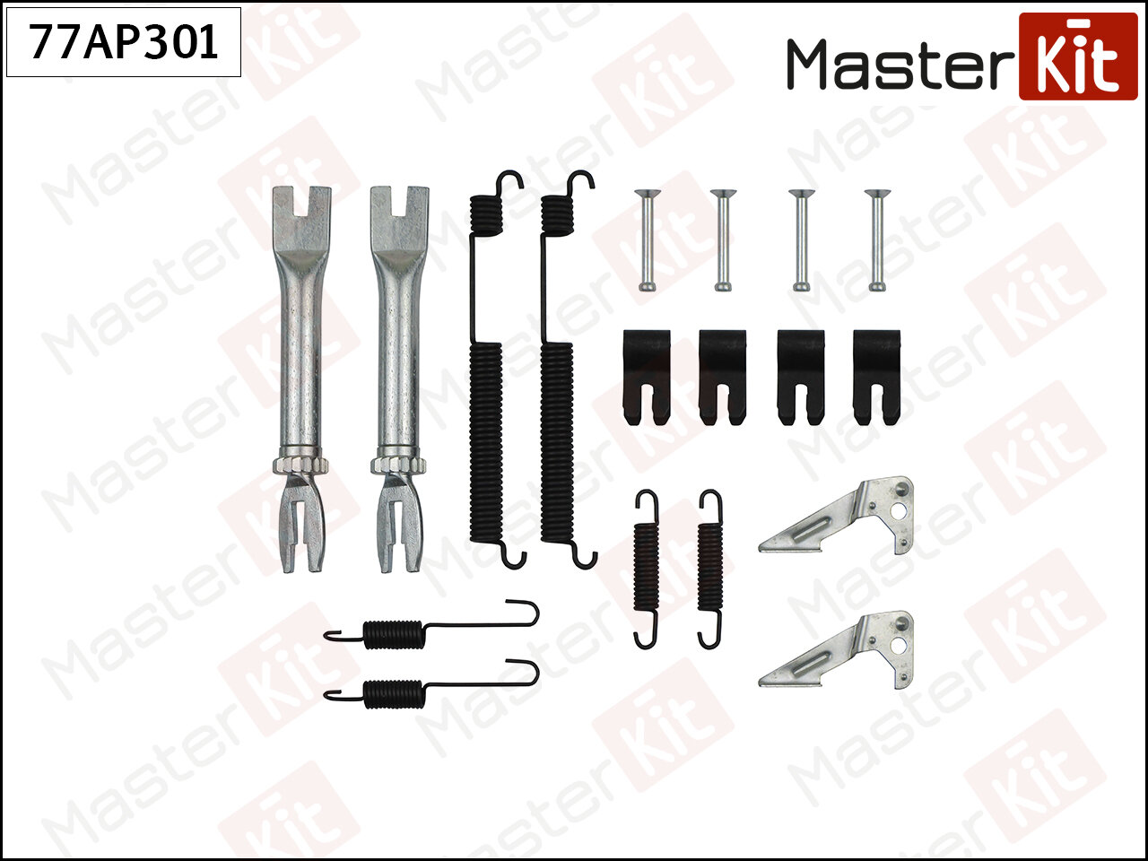 Ремкомплект крепления тормозных колодок Master KiT 77AP301