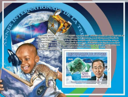 Почтовые марки Гвинея 2008г. "Транспорт - Международный Год Земли" MNH