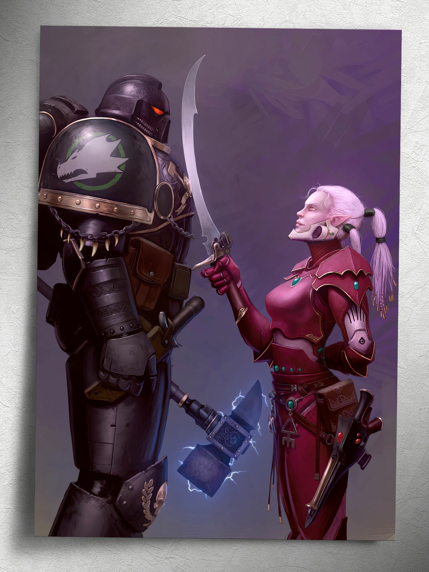 Постер: Дипломатия (Эльдары, Вархаммер 40000, Warhammer)