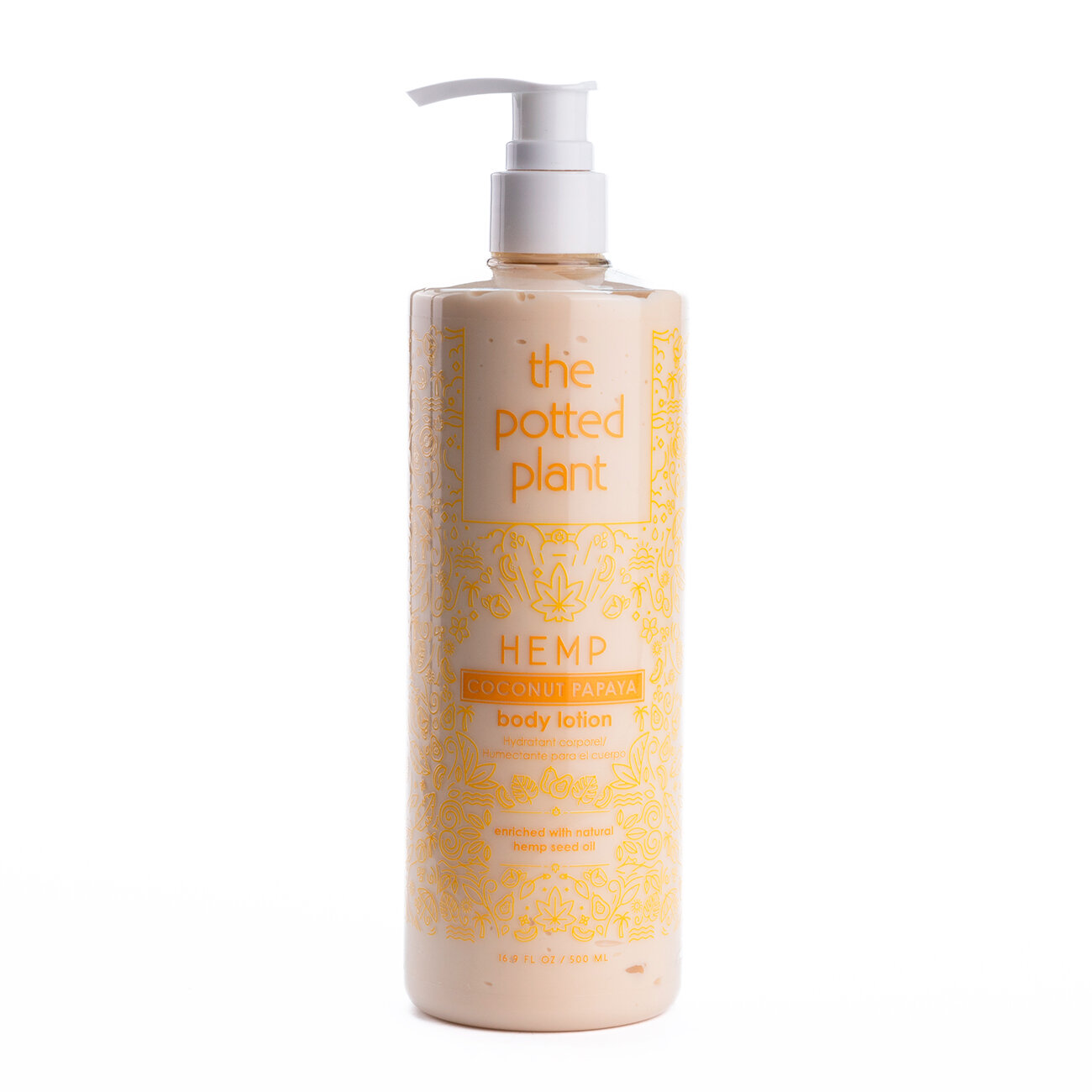 The Potted Plant, Обновляющии лосьон для ежедневного ухода за кожеи Coconut Papaya Body Lotion, 500 мл