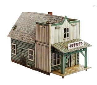 Сборная модель из картона Дикий Запад. Аутпост
