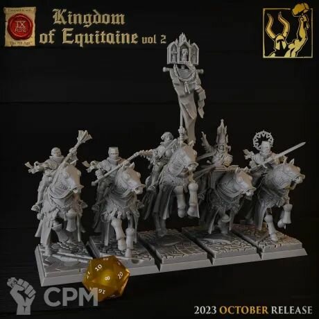 Warhammer Bretonnia Saint Cavalry/Бретоннская Святая Кавалерия