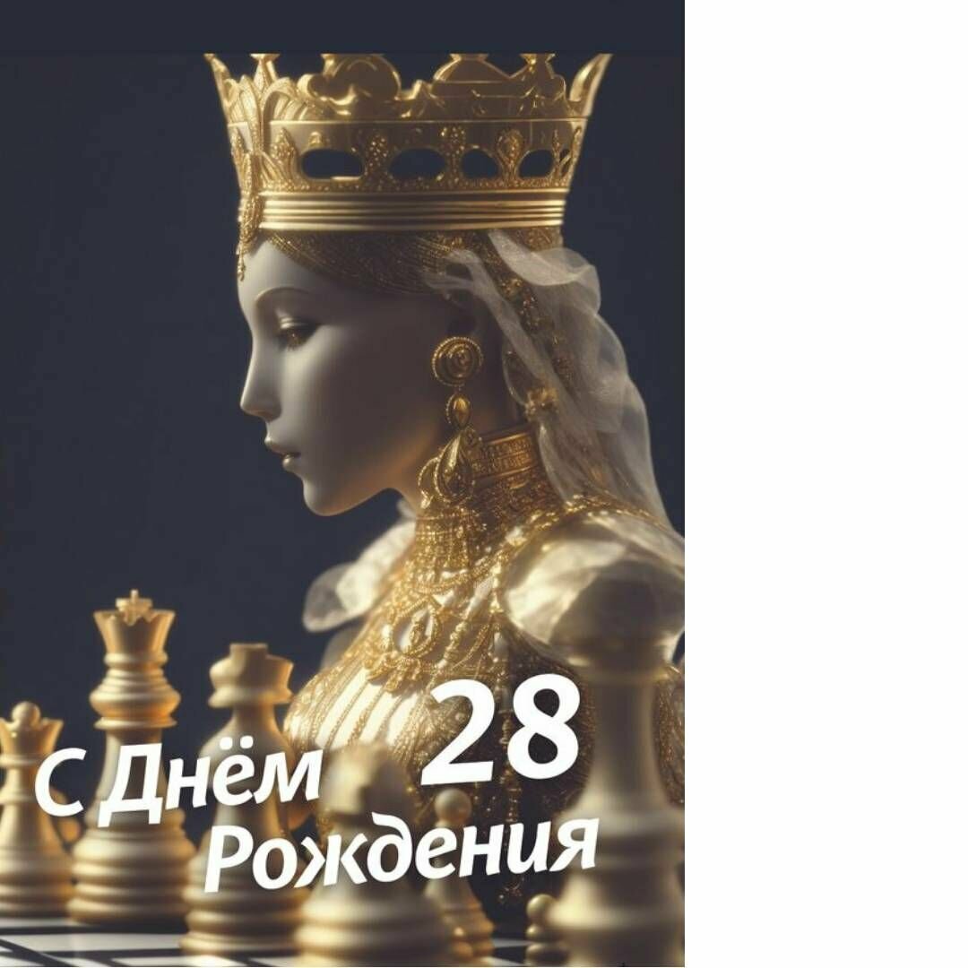 Подарочная открытка-диплом на День Рождение девушке 28 лет