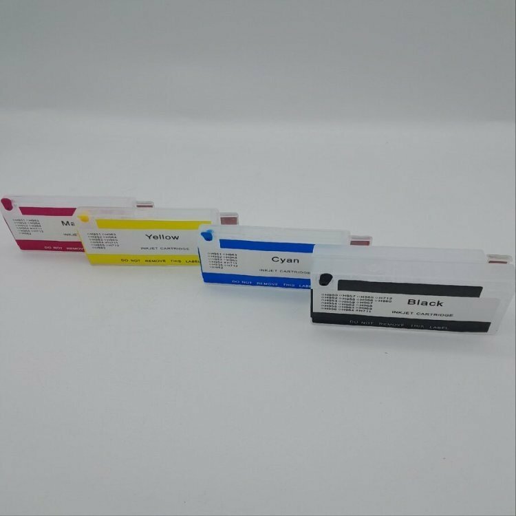 Картриджи ДЗК HP №711 для HP DesignJet T120 T520 T525 (с чипами) ревизия A B C E