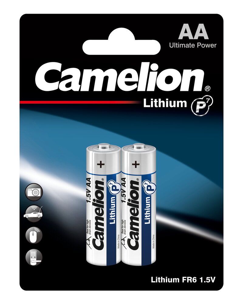 Элемент питания Camelion FR06 2шт на блистере