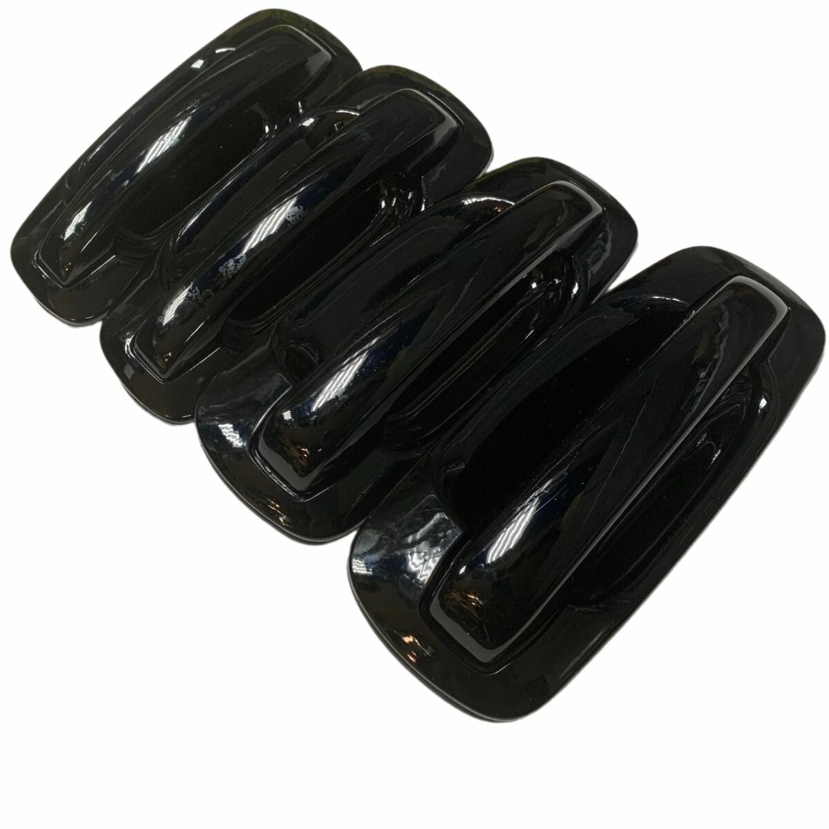 Ручки дверей ВАЗ 2110 - 2112 - 2170 - 2172 Лада приора цвет - черный лак (4шт)