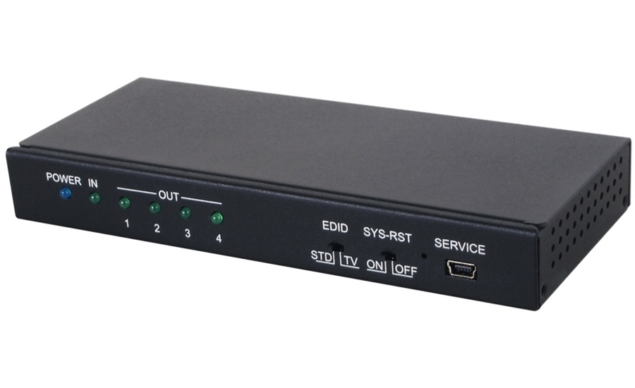 Cypress CPRO-U4T- Усилитель-распределитель 1:4 HDMI 2.0 4K с HDCP 1.4