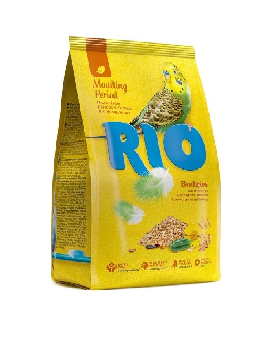 RIO Корм для волнистых попугайчиков в период линьки 1кг