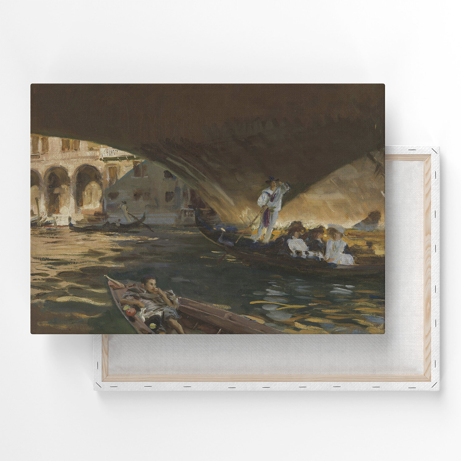 Картина на холсте, репродукция / Джон Сингер Сарджент - The Rialto / Размер 60 x 80 см