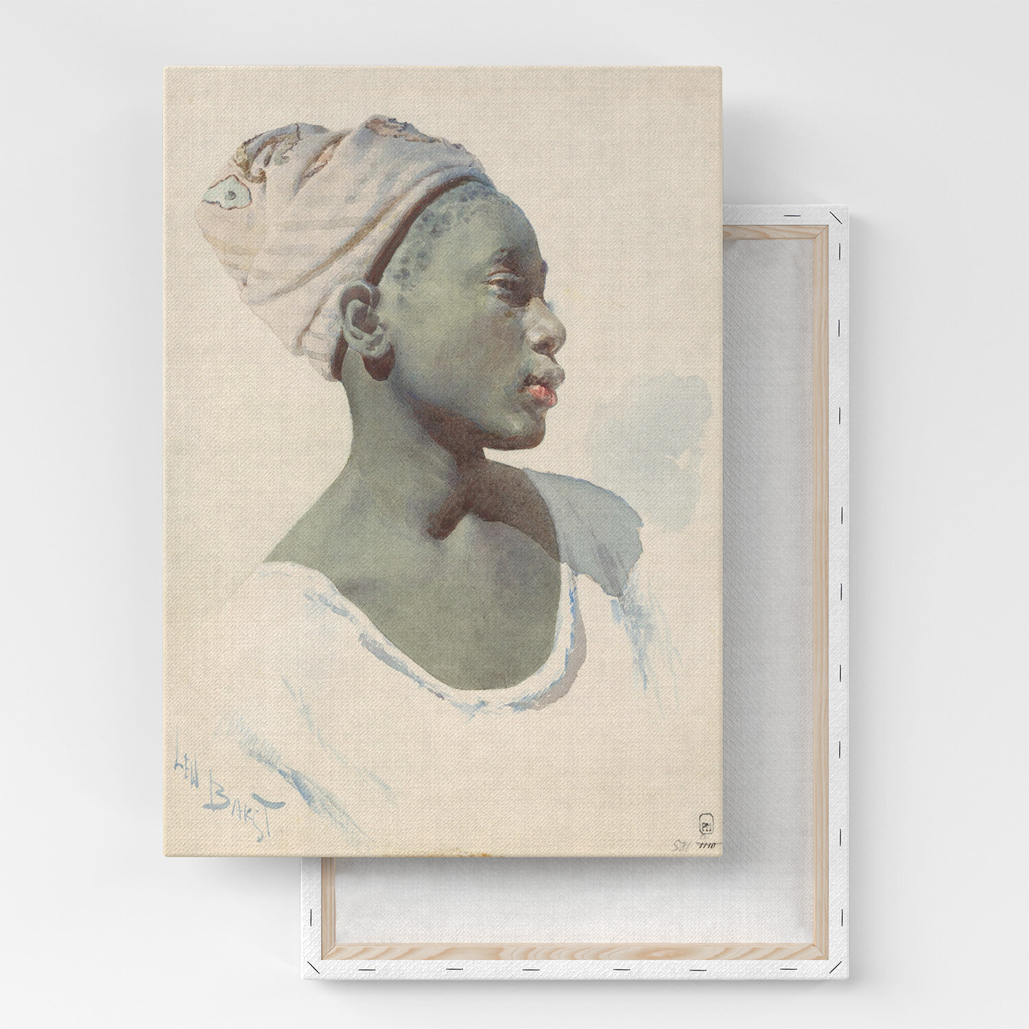 Картина на холсте, репродукция / Леон Бакст - Молодой дагомеец / Размер 30 x 40 см