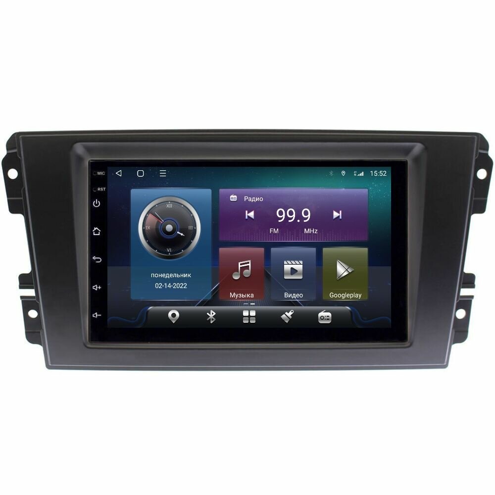 Магнитола CRS-300 Datsun On-Do, Mi-Do 2014-2021 с Android 14 - Процессор 8 ядер - Память 6+128Gb - Carplay - DSP 36 полос - 4G(Sim)