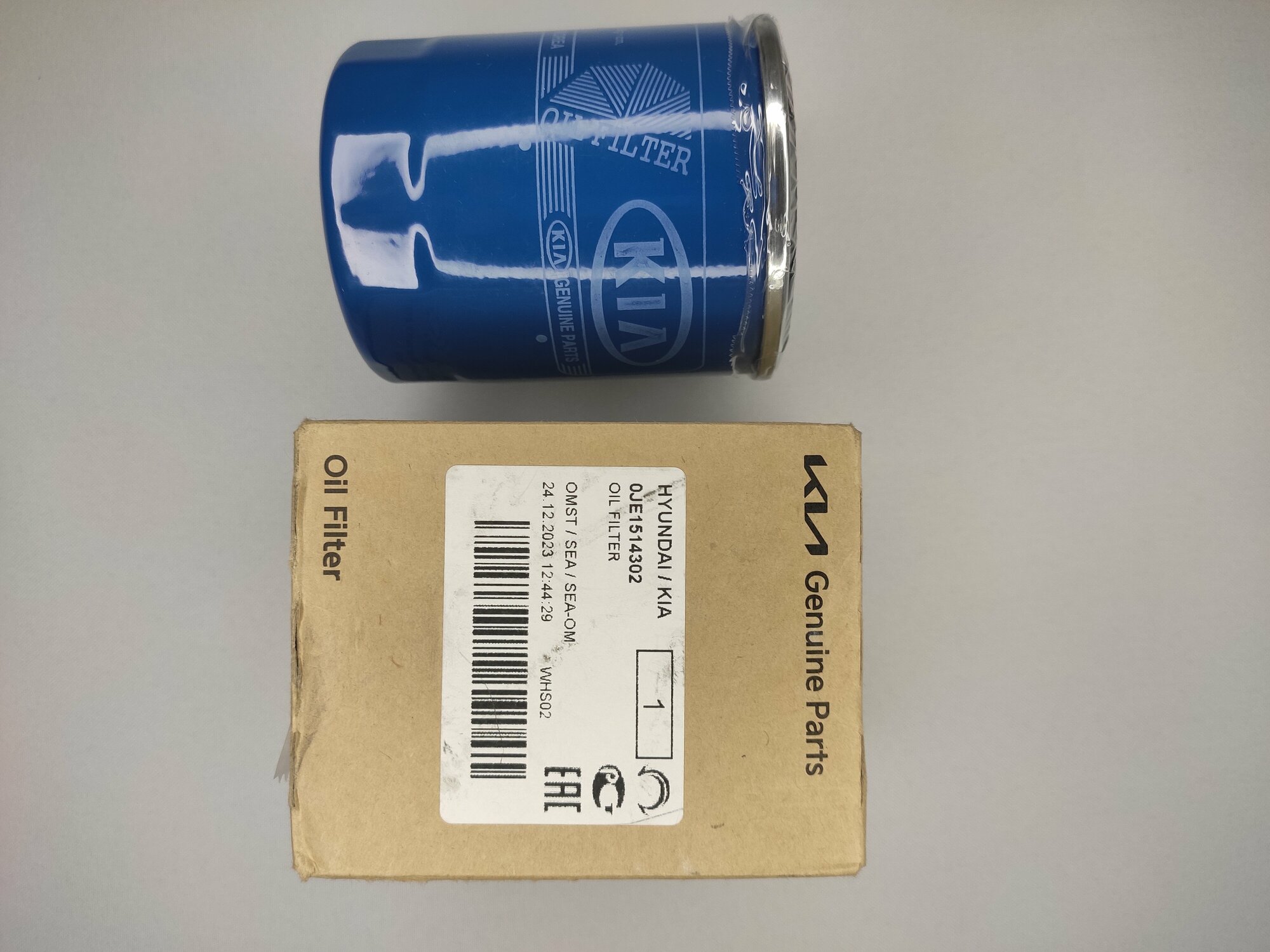 Масляный фильтр Hyundai-KIA, арт. 0JE1514302