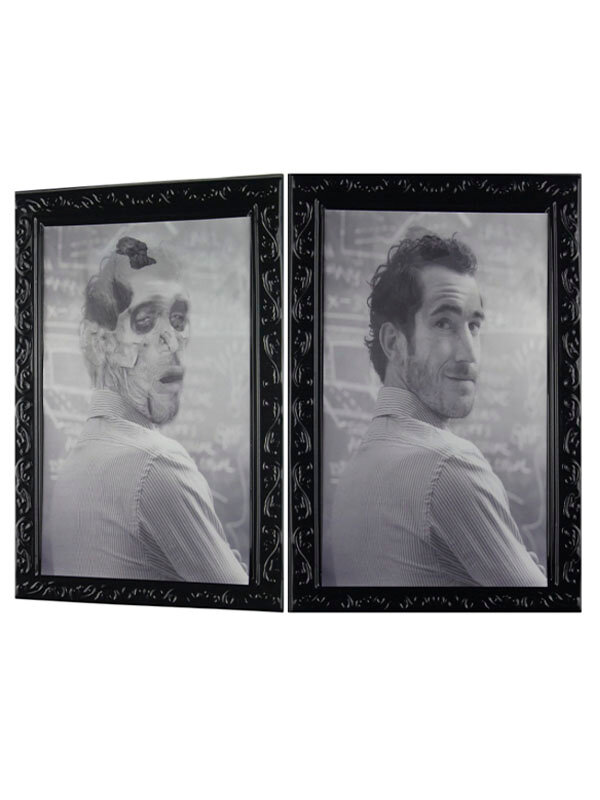 Картина, лентикулярная печать "Портрет мужчины" (Цв: Черный )