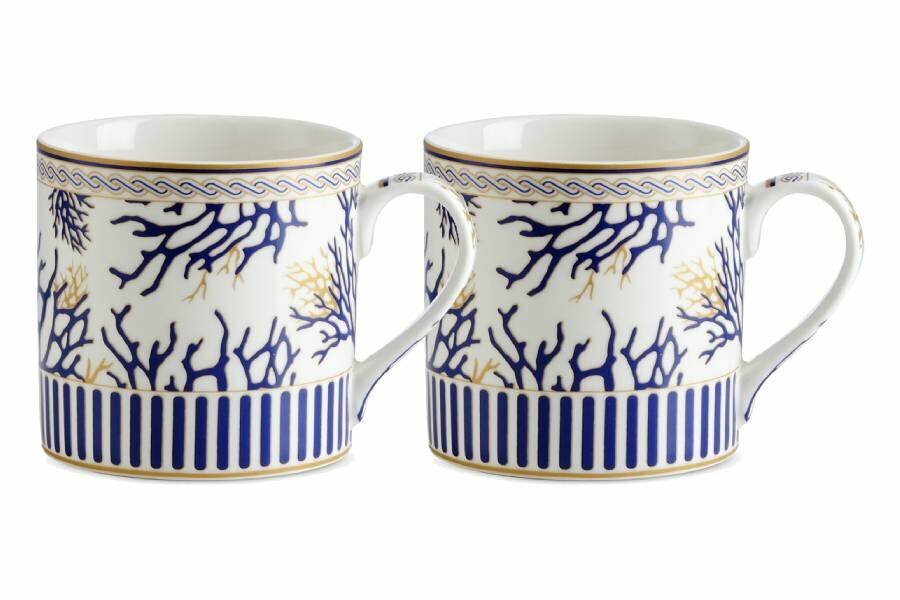 Набор 2 кружки Corallo, 0,4 л (Pozzi Milano 1876, страна Италия)