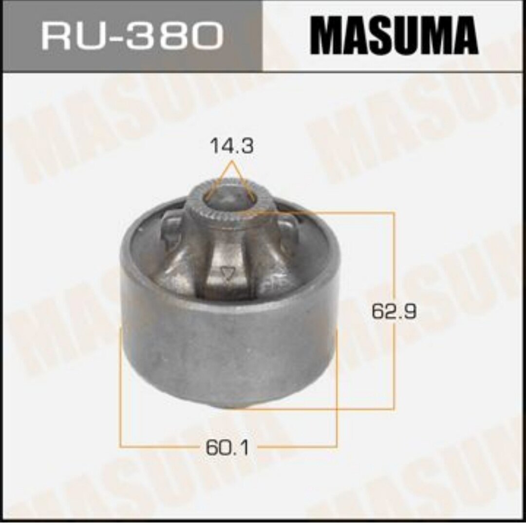 Задний сайлентблок рычага передней подвески Masuma RU-380