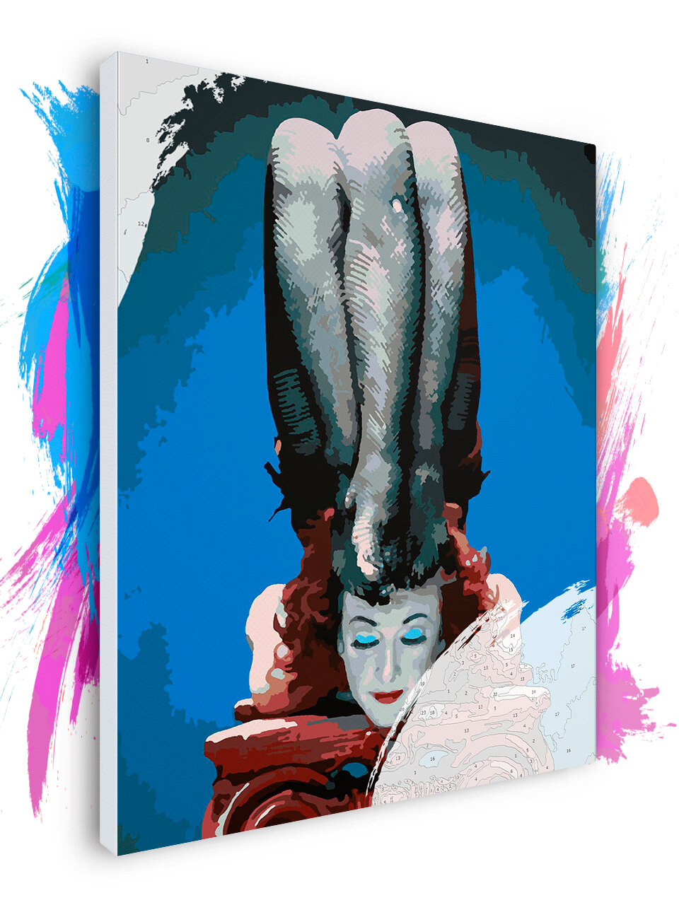 Картина по номерам на холсте Американская история ужасов - Freak show, 100 х 150 см