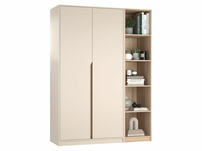 Шкаф распашной для одежды "Берн 4" 140х200х52, сатин