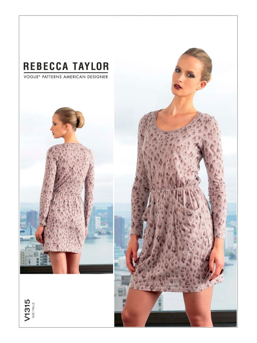 Выкройка VOGUE №1315 Платье