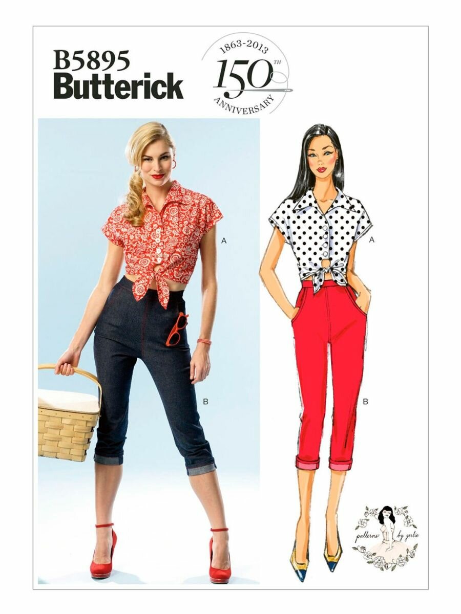 Выкройка Топ, джинсы