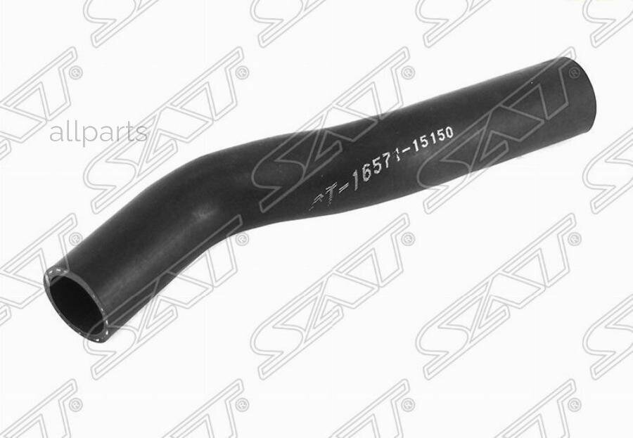SAT ST-16571-15150 Патрубок радиатора Toyota Corolla (E90) 87-92 / Carina 88-92