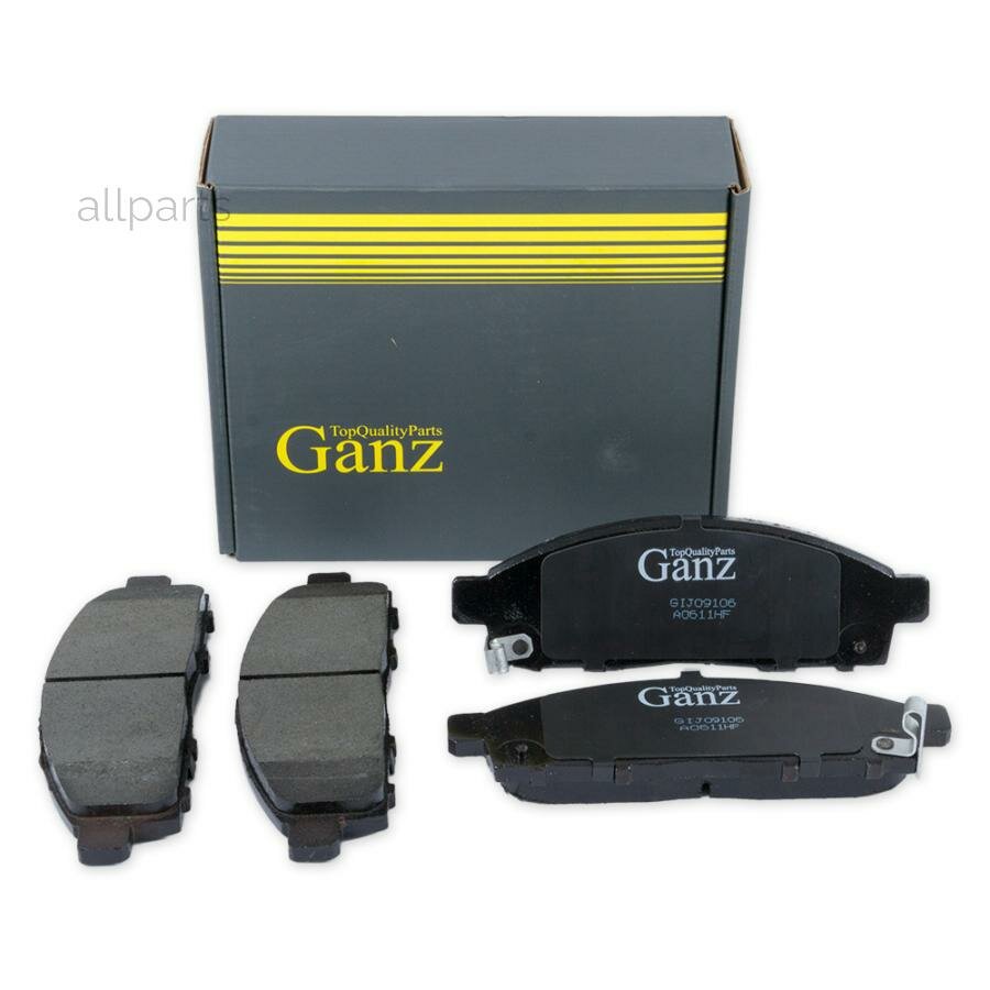 GANZ GIJ09106 Колодки тормозные передние для MITSUBISHI L200 KB4, 2.5 06- GANZ GIJ09106
