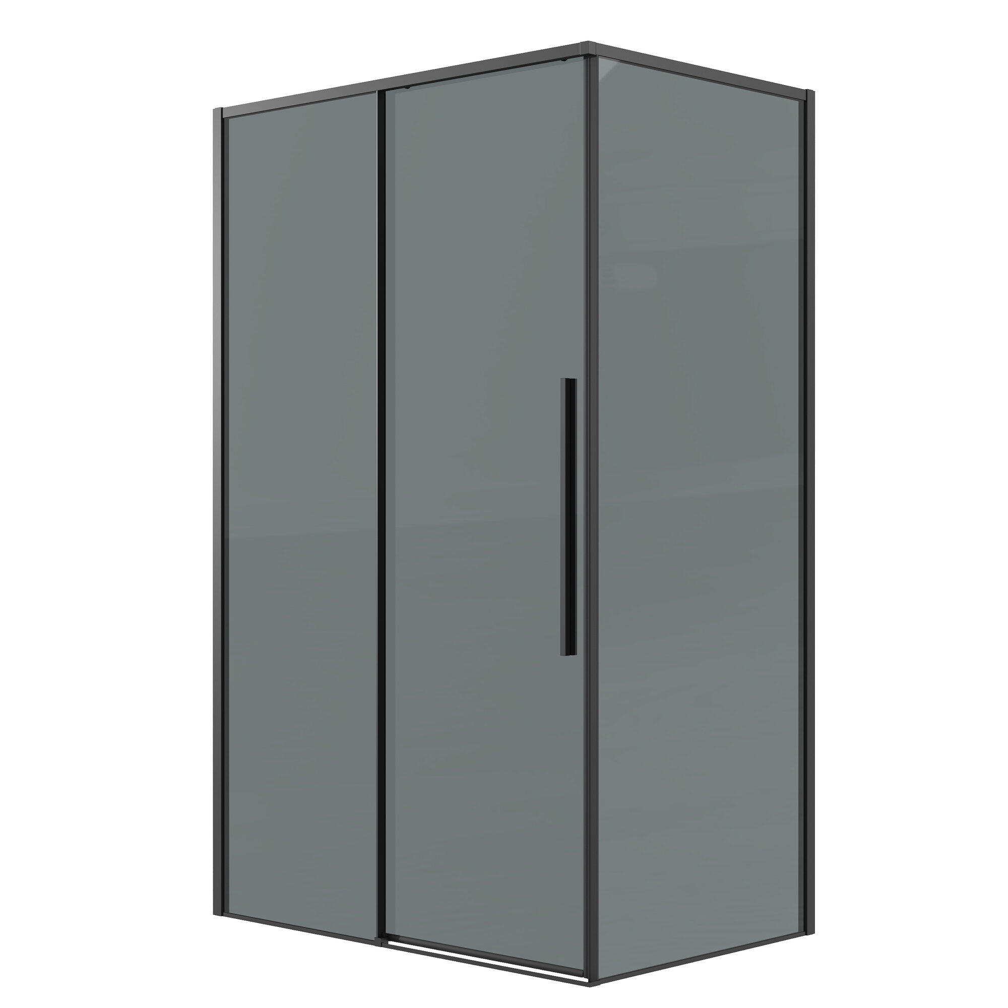 Душевое ограждение Grossman Galaxy 100. K33.01.120.21.10-200. K33.01.100.21.10 (120х100х195) раздвижна