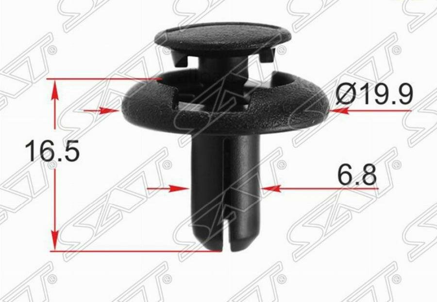 SAT ST-M12542 Клипса (крепёжная SUBARU (Продажа по 10шт))