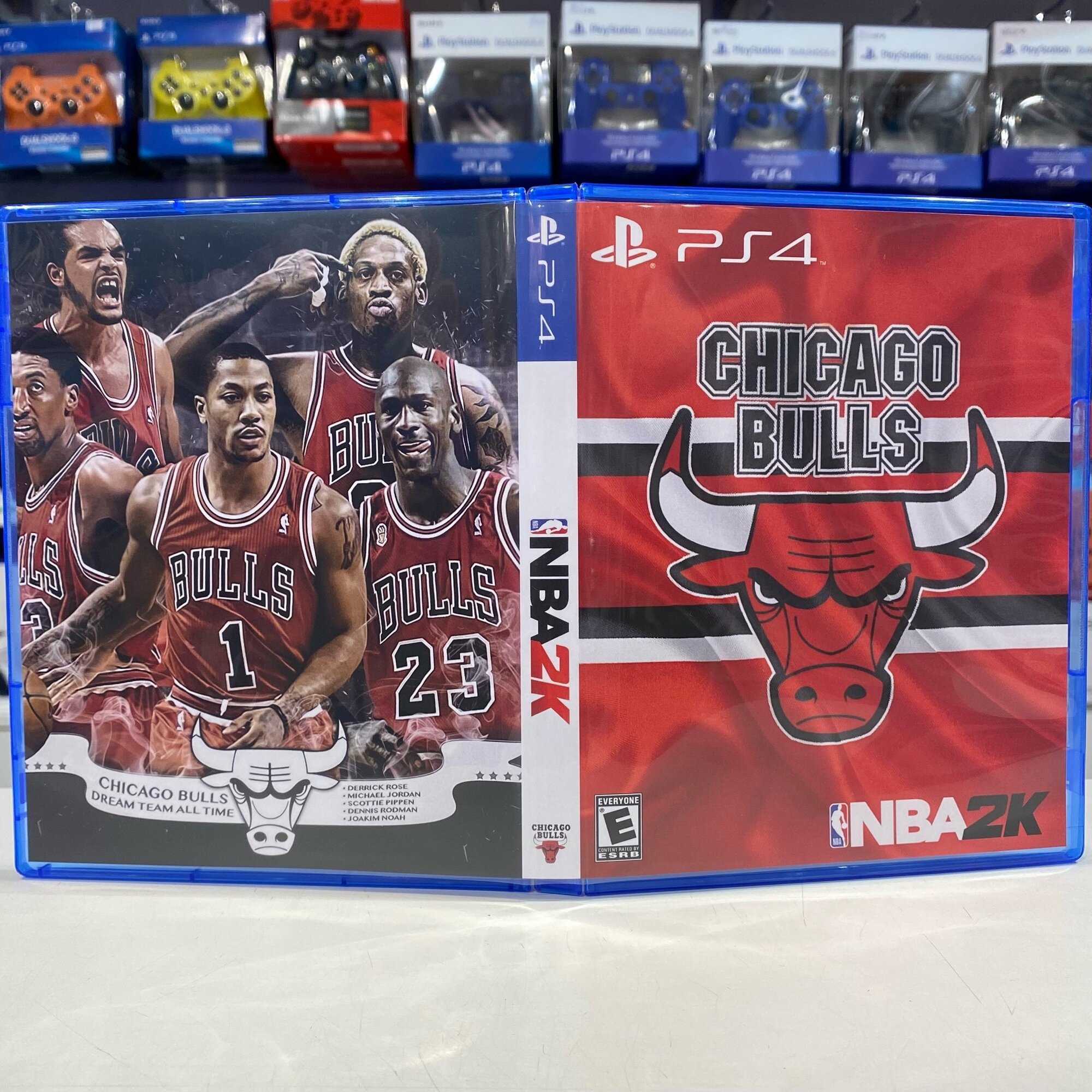 Эксклюзивная обложка PS4 для NBA Chicago Bulls №1