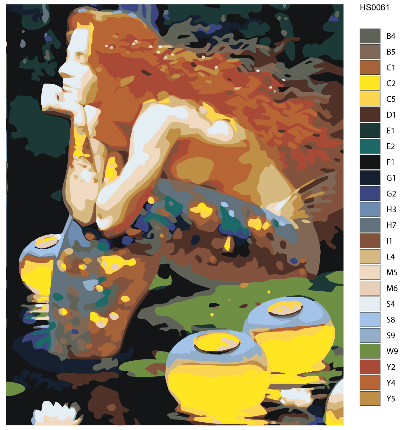 Картина по номерам "Русалка в раздумьях" Виктор Низовцев HS0061 40х50