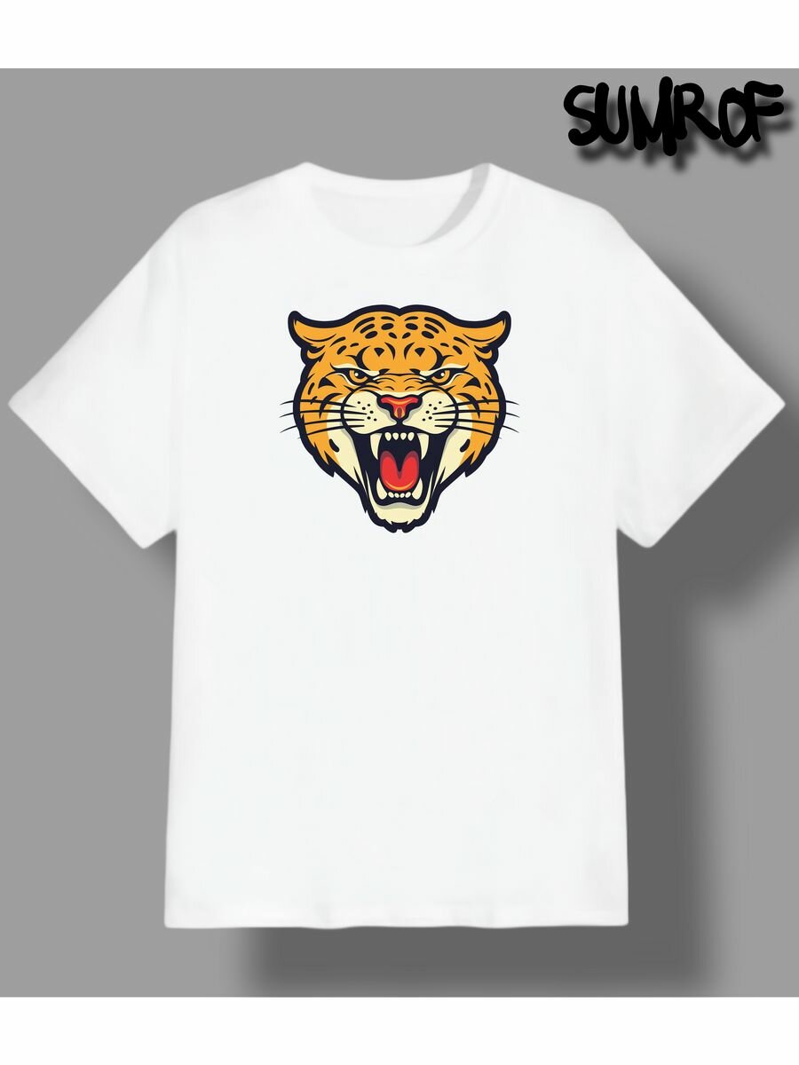 Футболка леопард