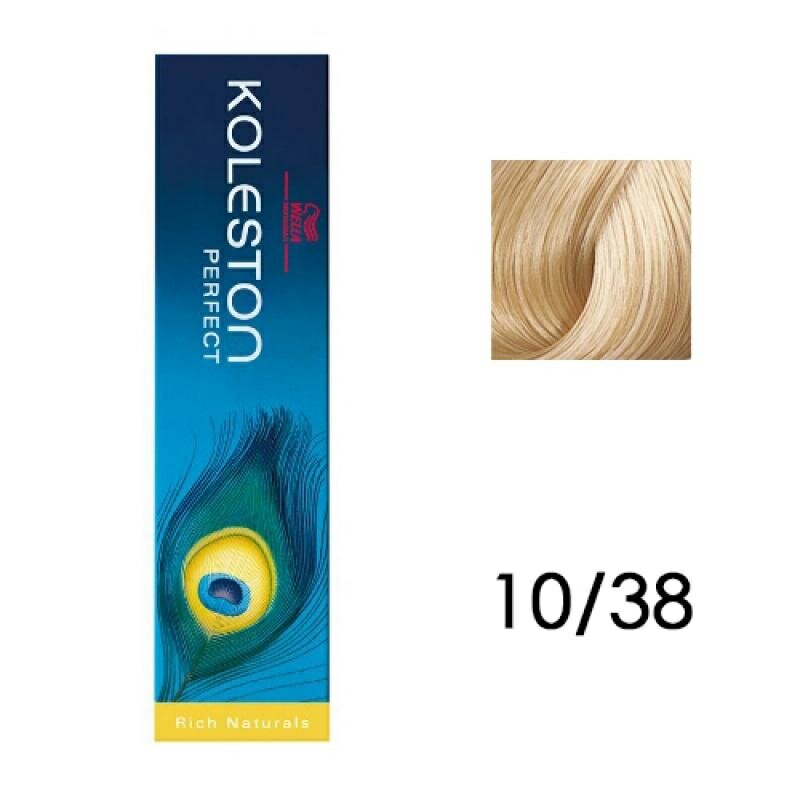 WELLA Koleston perfect 10/38 10/38 Стойкая крем краска Koleston 60мл