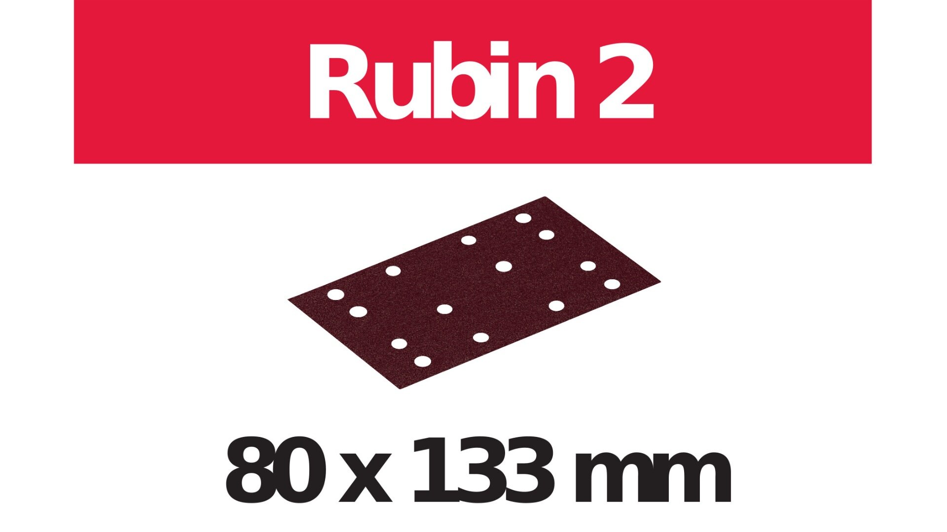 Материал шлифовальный Festool Rubin II P 150. компл. из 50 шт. STF 80X133 P150 RU2/50