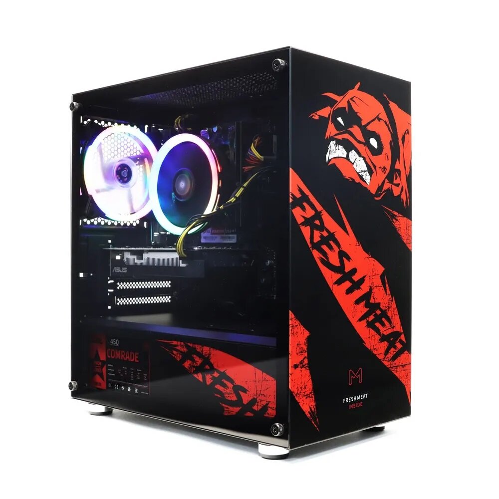 Системный блок Dota 2 игровой i5 / RX 580 8Gb / 16Gb / SSD 512Gb / Windows 11 Pro / WiFi / Microsoft Office