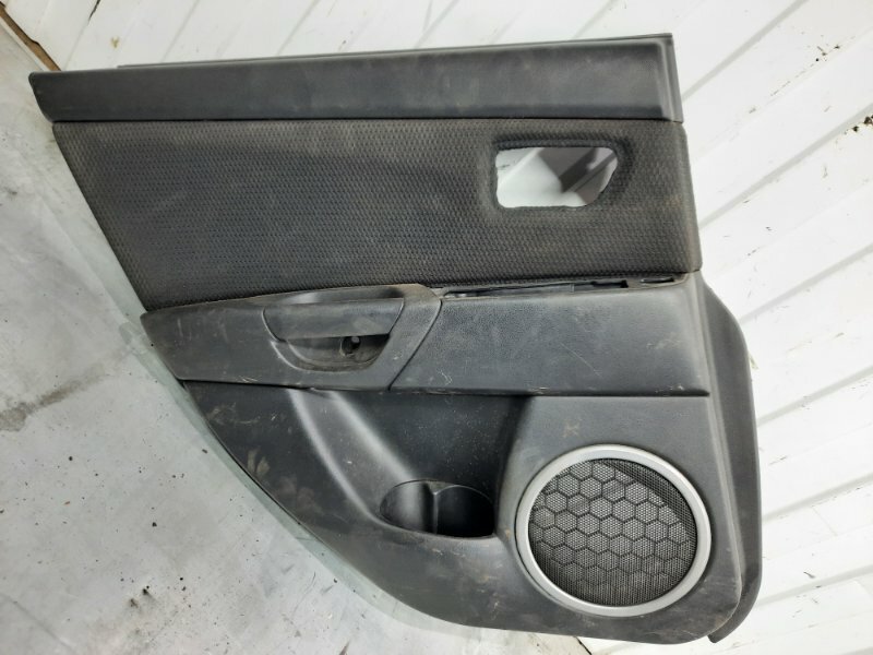 Обшивка двери Mazda Mazda3 BK Z6 2006 задн. лев. (б/у) BR2D6855YA02