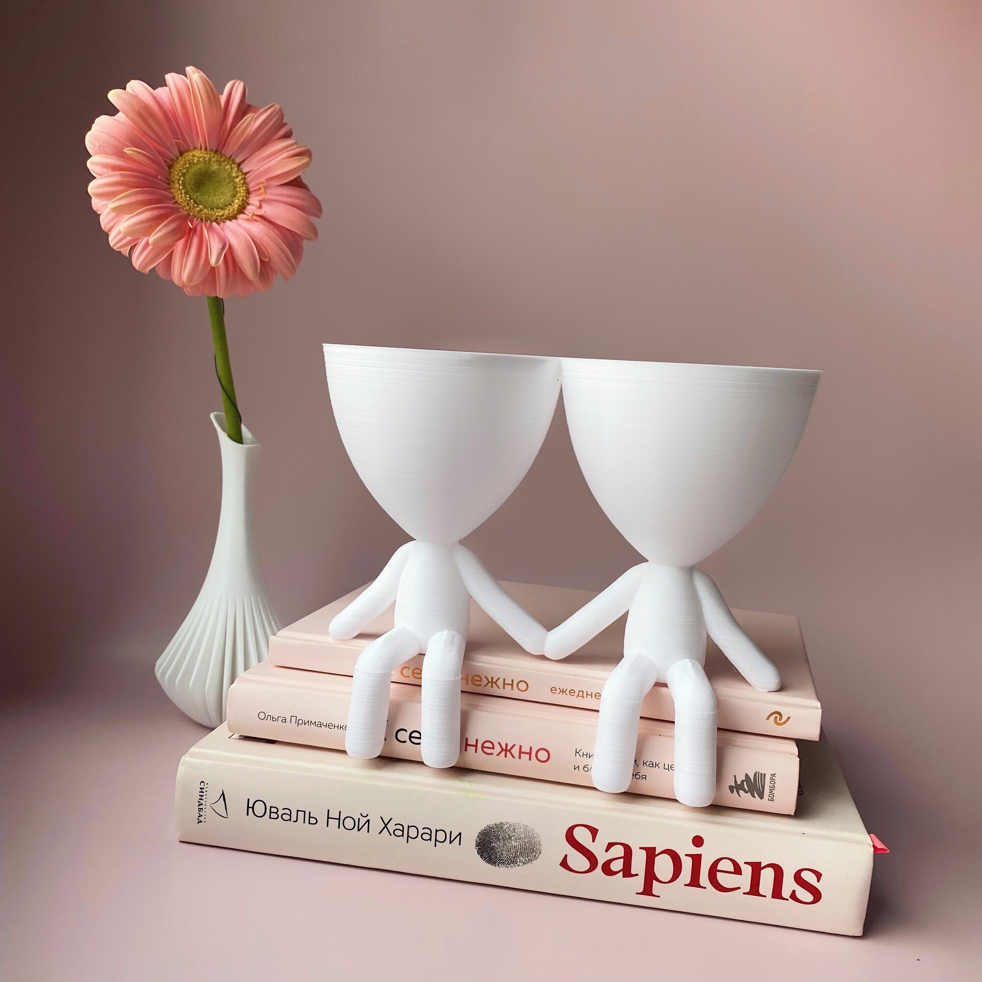 Декоративное кашпо - парочка